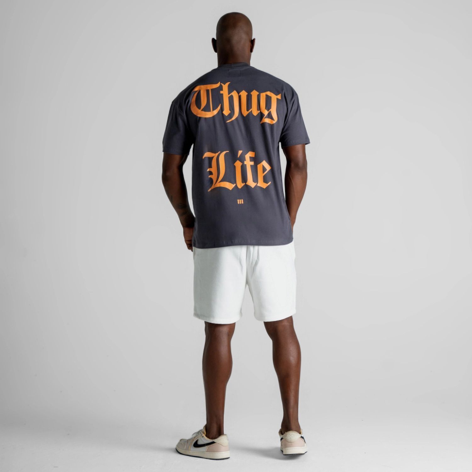 Camiseta Oversized Mith Gang Thug Life Cinza
